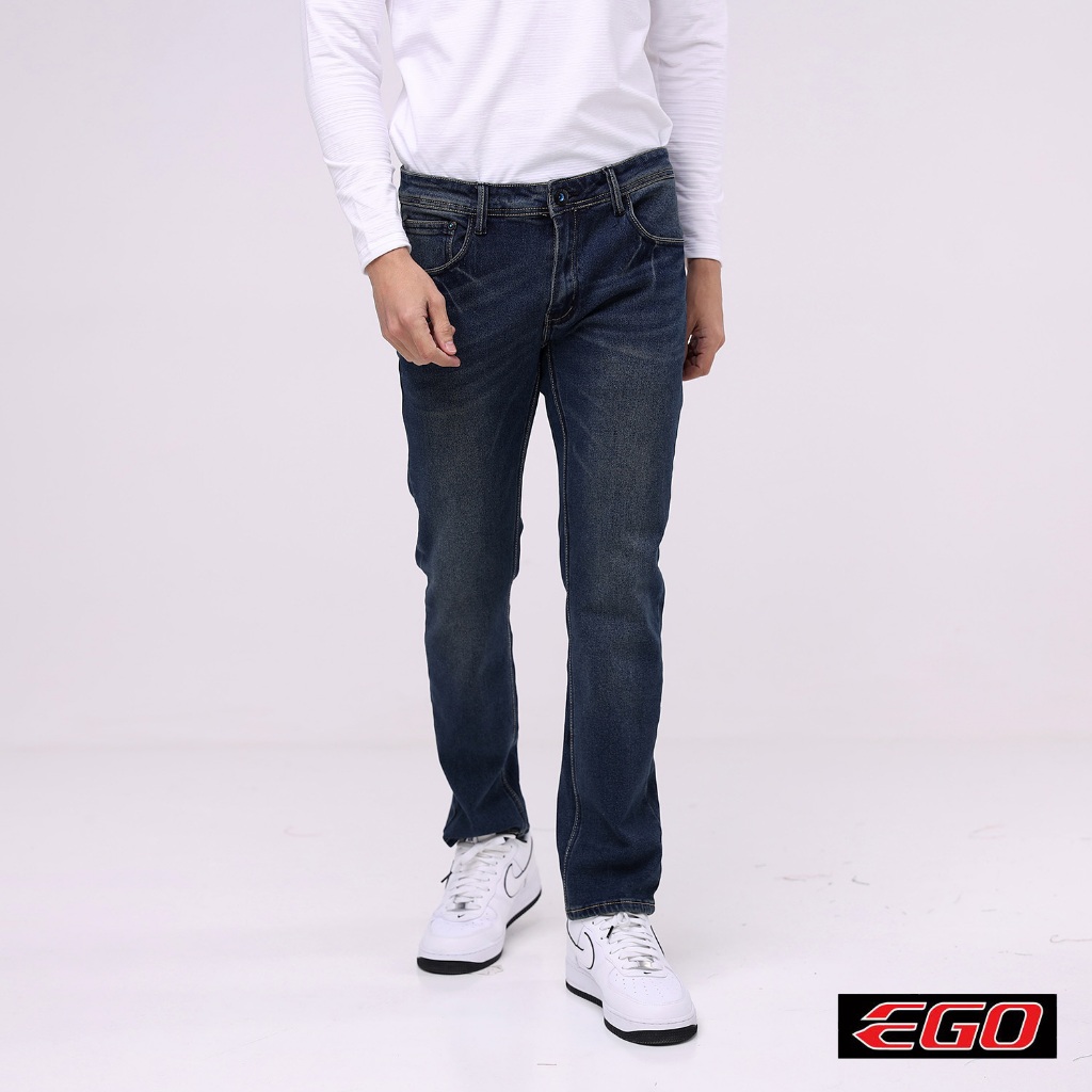 Ego Denim Long Pants Slim Tapered Fit Stretch ESB10-0211 | Shopee ...