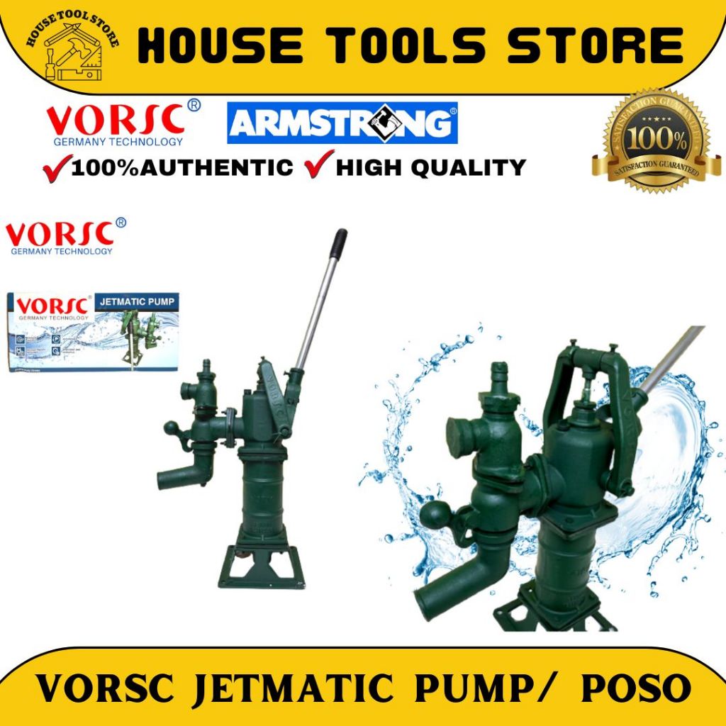 VORSC POSO JETMATIC WATER PUMP HAND PUMP MANUAL | Shopee Philippines