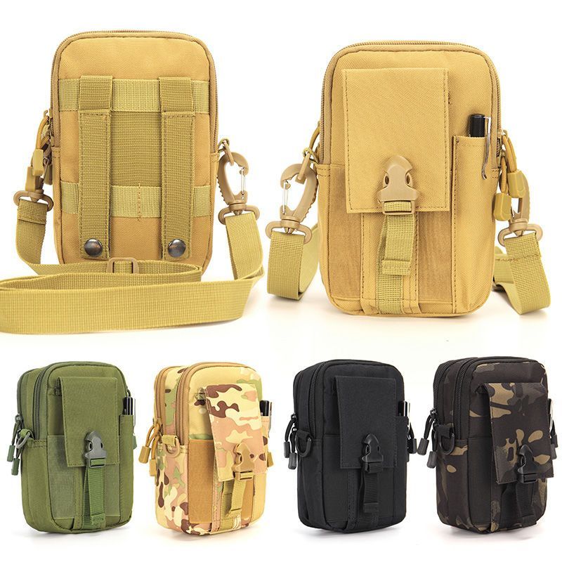 Men's Bag outdoor pockets casual mobile phone with Sling | Shopee ...