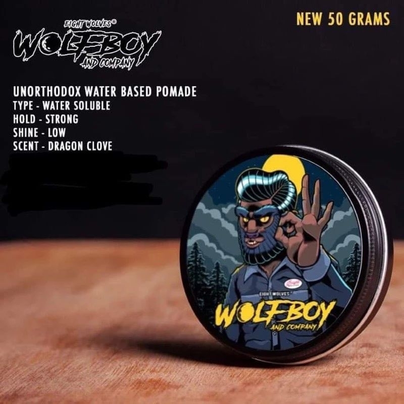 EIGHT WOLVES WOLFBOY WATER BASED POMADE VARIANTS | Shopee Philippines