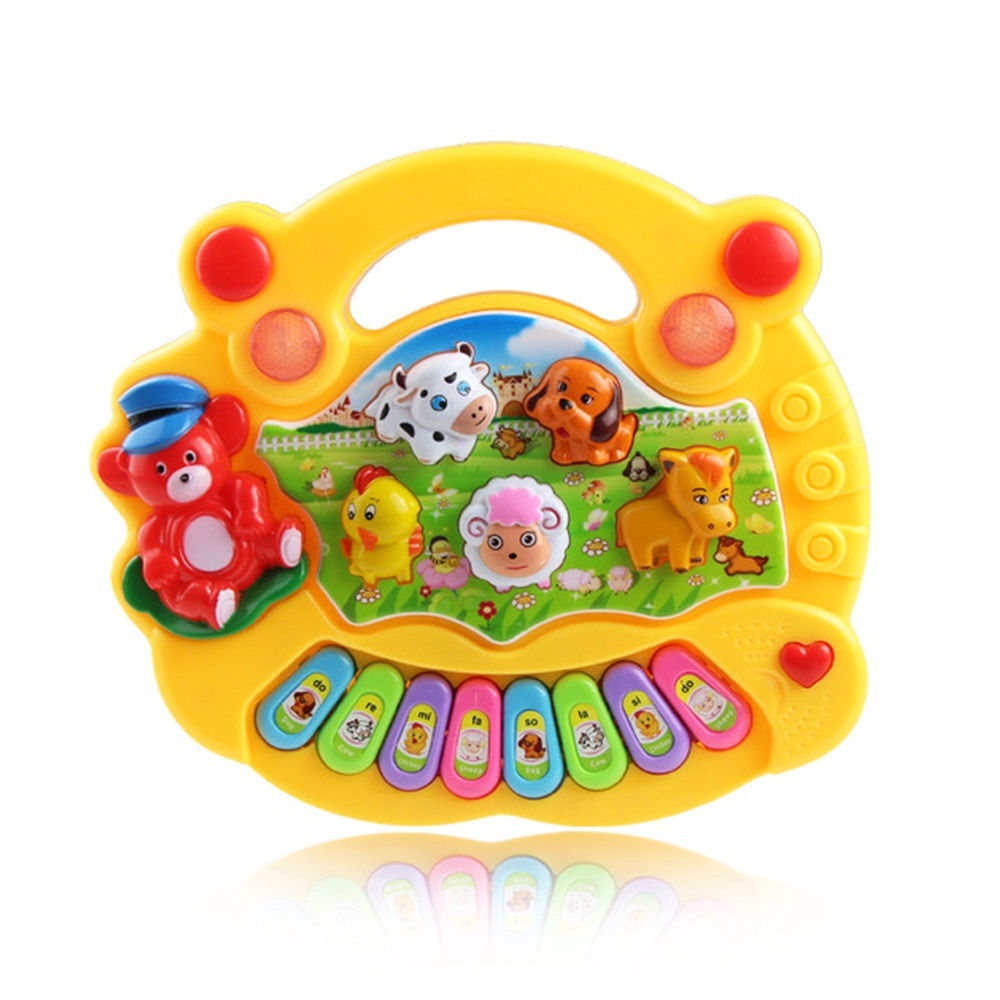 FunToy Musical Instrument Toy Animal Farm Piano Developmental Music ...