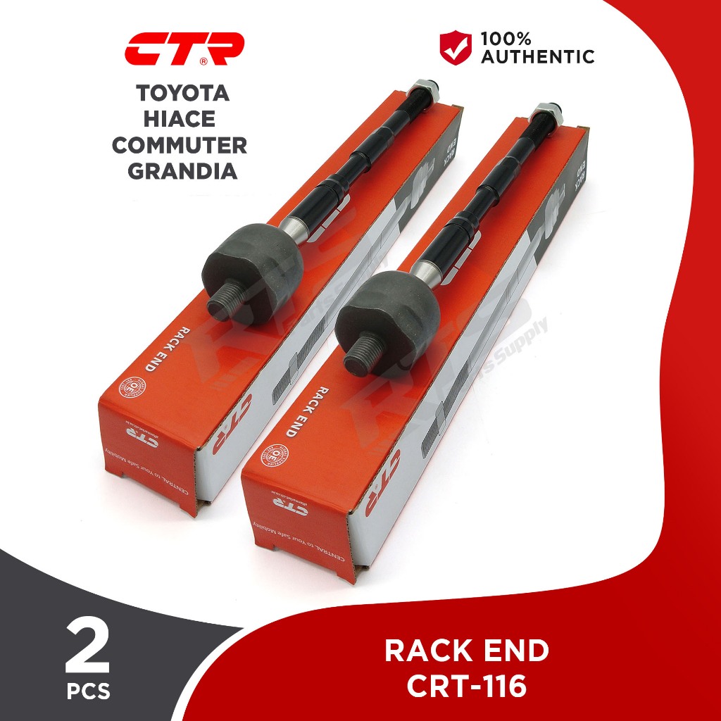 CTR 2PCS Rack End for Toyota Hiace Commuter / Grandia 2005-2018 CRT-116 ...