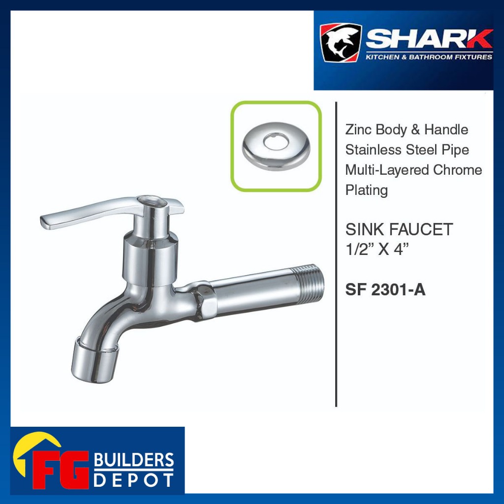 SHARK SINK FAUCET SF2301A 1/2X4 | Shopee Philippines