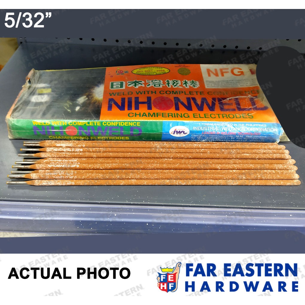 NIHONWELD Chamfering Welding Rod Chamfer Electrodes NFG 1/8" | 5/32" 1 ...