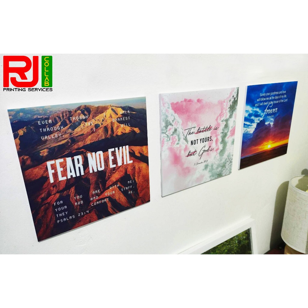 BIBLE VERSE WALL FRAME (8X8 INCHES) | Shopee Philippines