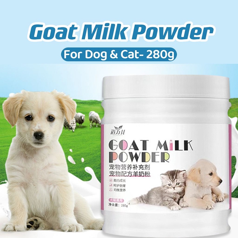 WUTUNS Pet Goat Milk Powder For Dog Cat All Stages 280g | Shopee ...
