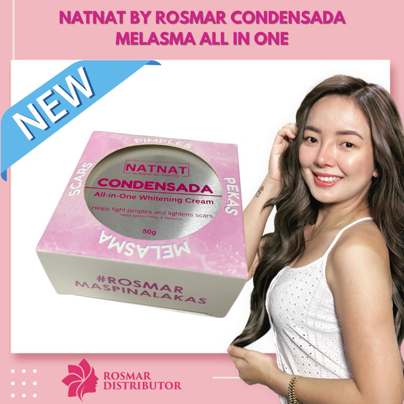 NATNAT BY ROSMAR CONDENSADA MELASMA 50g ALL IN ONE | Shopee Philippines