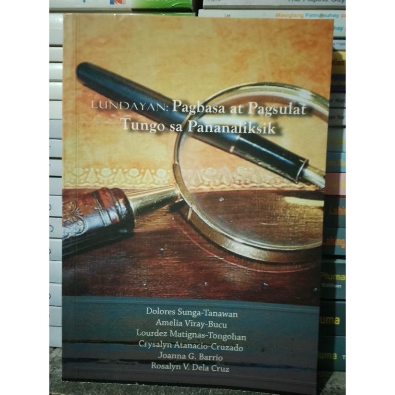 LUNDAYAN: Pagbasa at pagsulat Tungo sa pananaliksik (use | Shopee ...