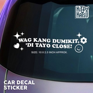 Funny Cute Witty Car Sticker Decals Water proof Pinoy Tagalog themed ...