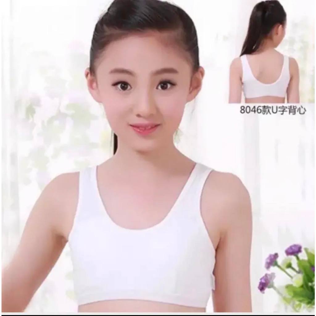 (6/12 Pcs ) Plain White Cotton Wide Strap/Spaghetti School Sando Baby ...