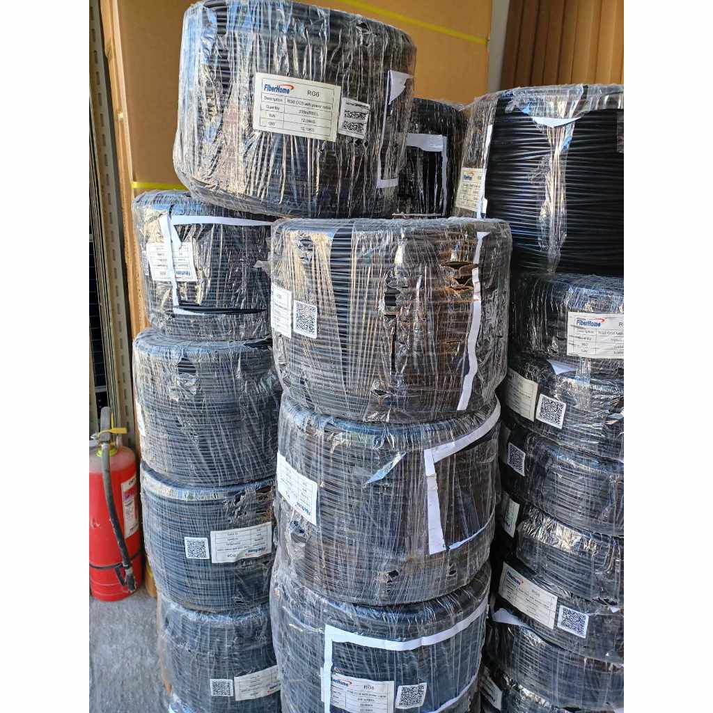 Fiber Home Cable | FH-RG6-200 | Siamese (RG6) with power (200m per pc ...
