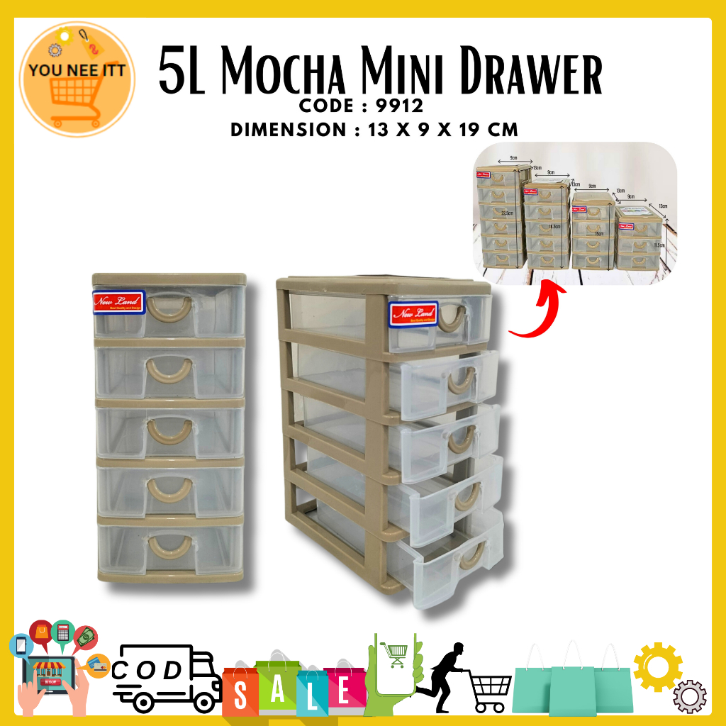 [NEWITEM][INSTOCK] MOCHA MINI DRAWER / MINI DRAWER / MINI ORGANIZER ...
