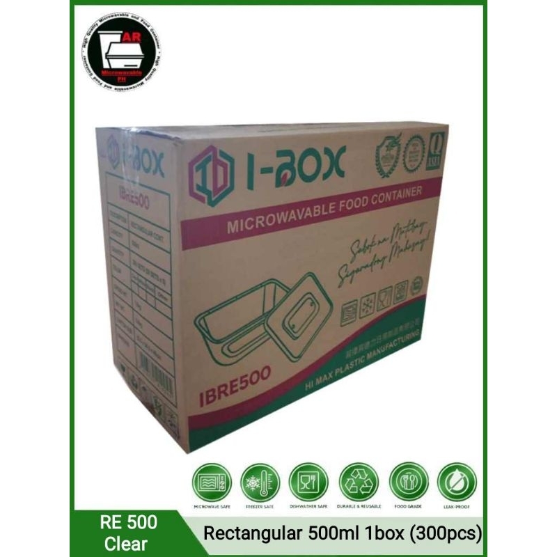 RE500 1BOX 300pcs / Microwavable plastic container / Microwavable food ...