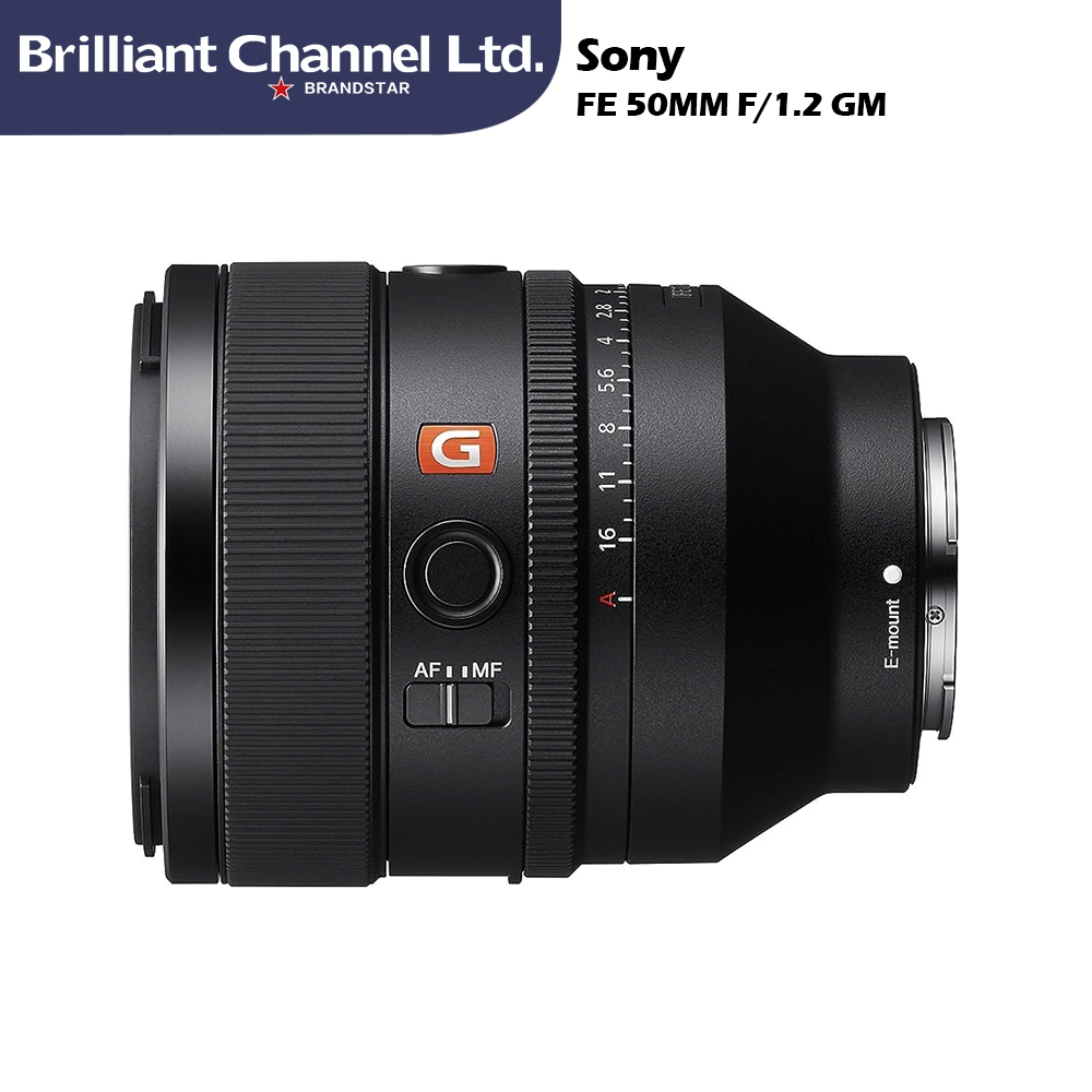 Sony FE 50mm F/1.2 GM Full Frame Large Aperture G Master Lens ...
