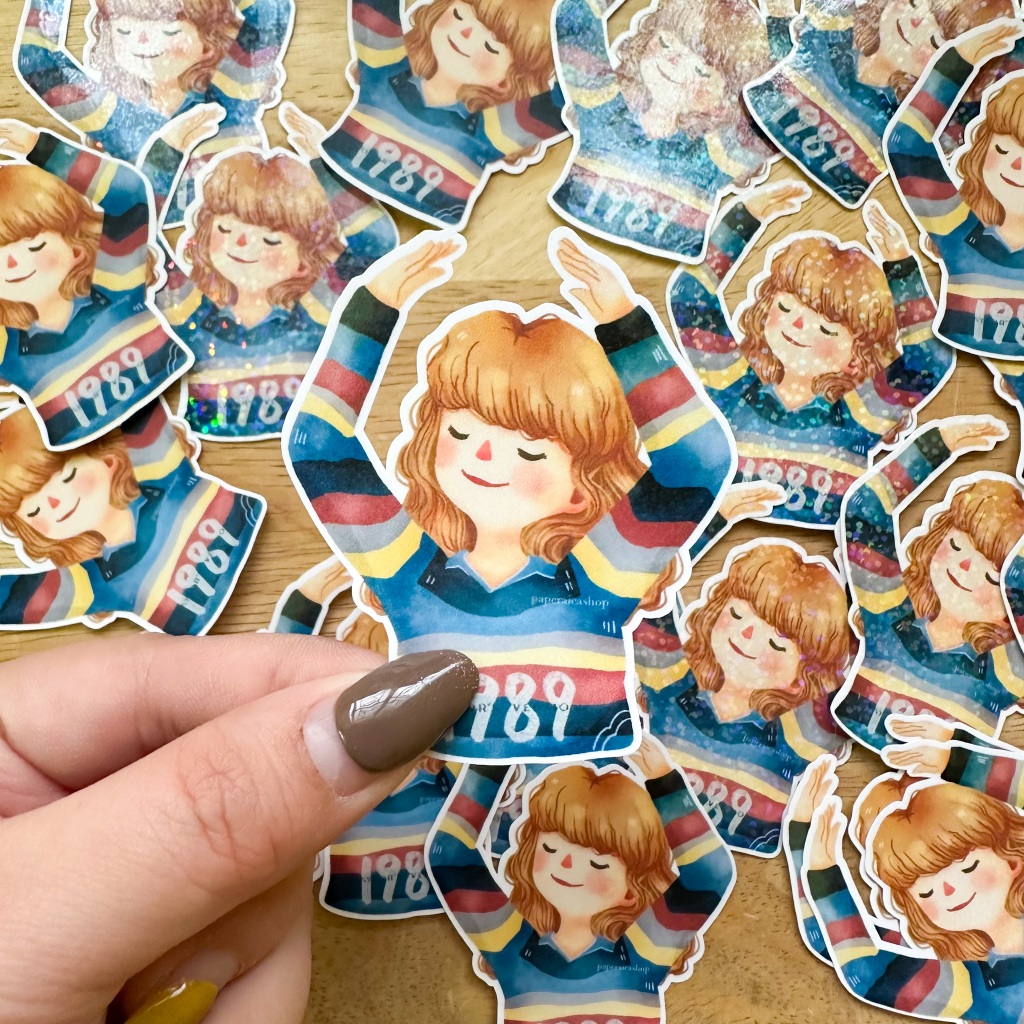 TS Retro Waterproof Vinyl Stickers, 1989 Vinyl Stickers | FVS020 ...