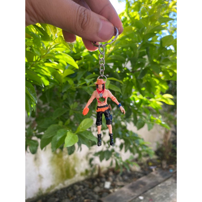 ACE (One Piece) #TeamDonut Halloween Special 3D Keychain | Shopee ...