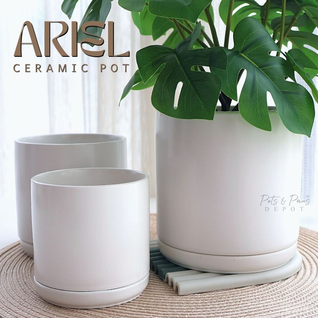 Ariel Ceramic Nesting Flower Pot | Shopee Philippines