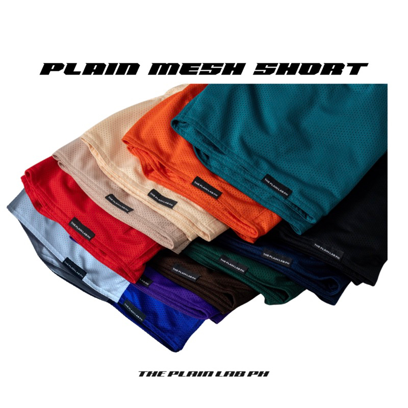 THE PLAIN LAB PH | MESH SHORT | PLAIN WITH LABEL | Shopee Philippines
