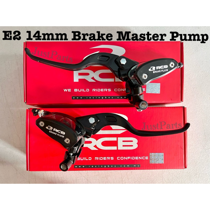 RCB MASTER BRAKE PUMP SET LEFT AND RIGHT E2 14mm | Shopee Philippines