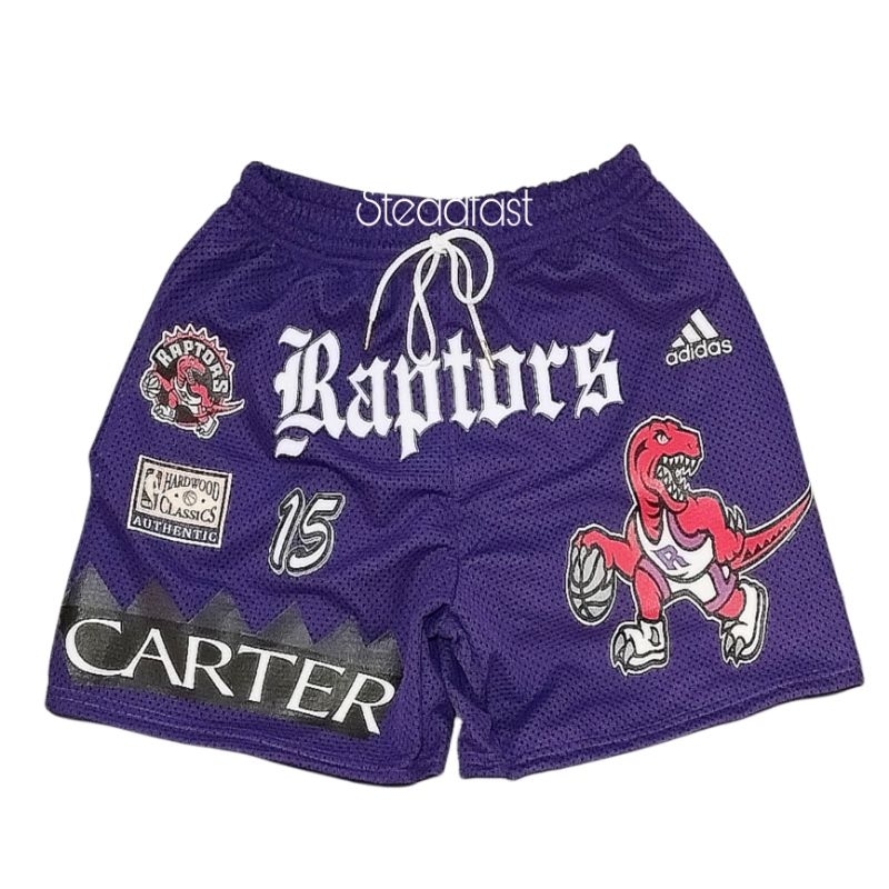 Raptors Mesh Short for Men Above the Knee Mesh Rubberized Air-Cooled ...