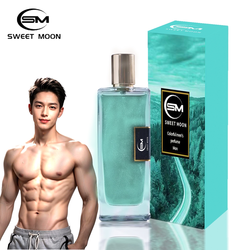 Sweet Moon Perfume Colorful Men's Shimmer Body Perfume 65ml for Men ...