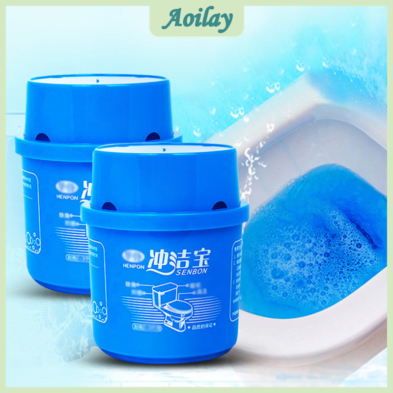 Blue Toilet Cleaner Automatic Remove Tank Dirt and Odor Bacteriostatic ...