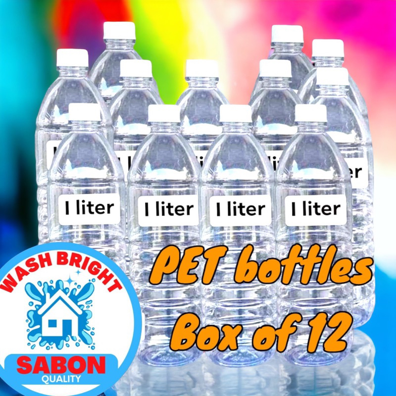 1LITERBOTTLE/REG.CAP/12PCS/BOX | Shopee Philippines