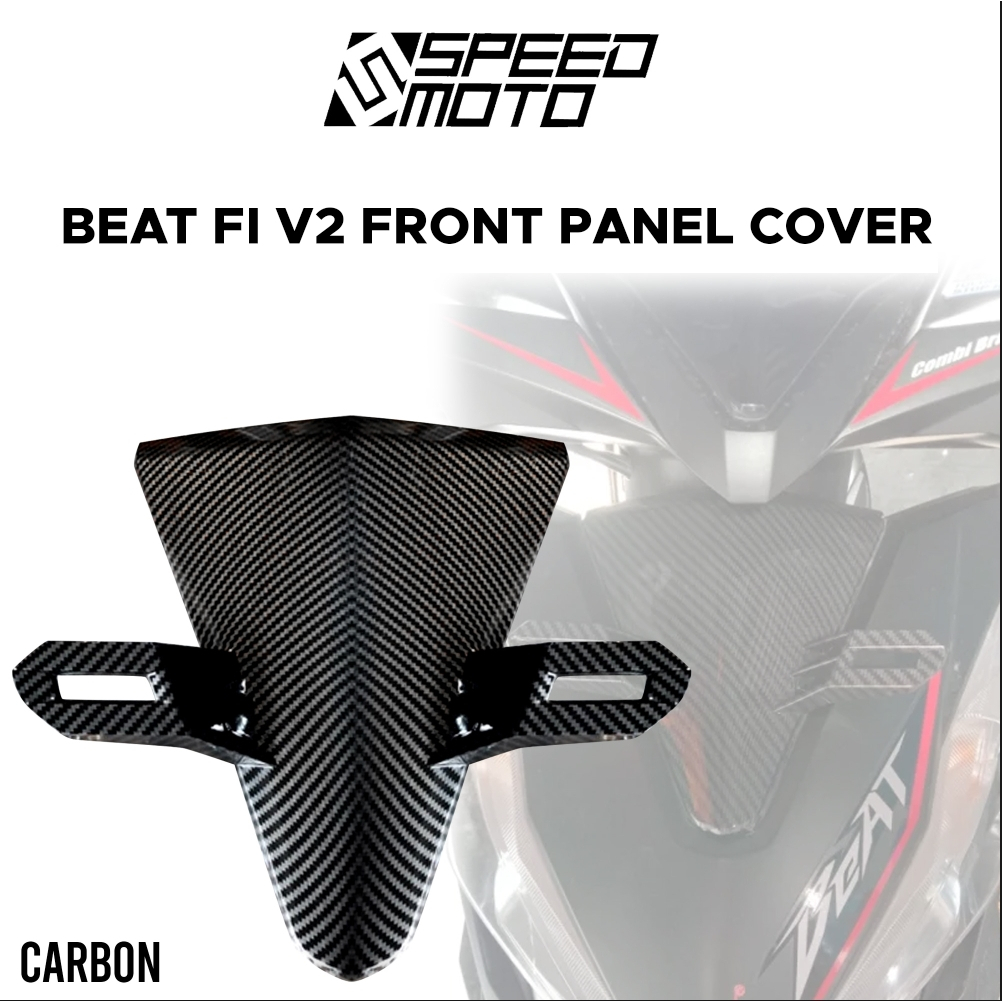 BEAT Fi FRONT PANEL BRACKET WITH PLATE HOLDER CARBON / MATTE BLACK MADE ...
