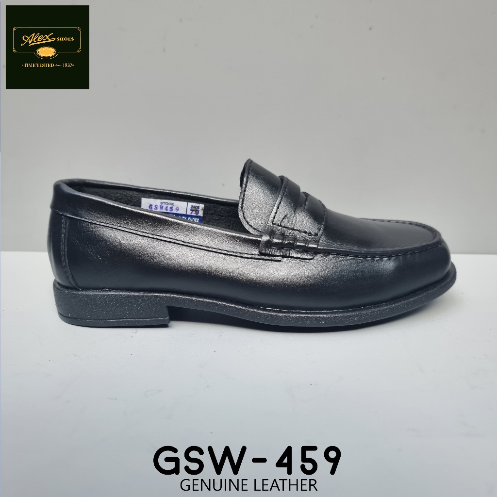 ALEX SHOES MEN'S ICONIC GENUINE LEATHER LOAFERS | Shopee Philippines