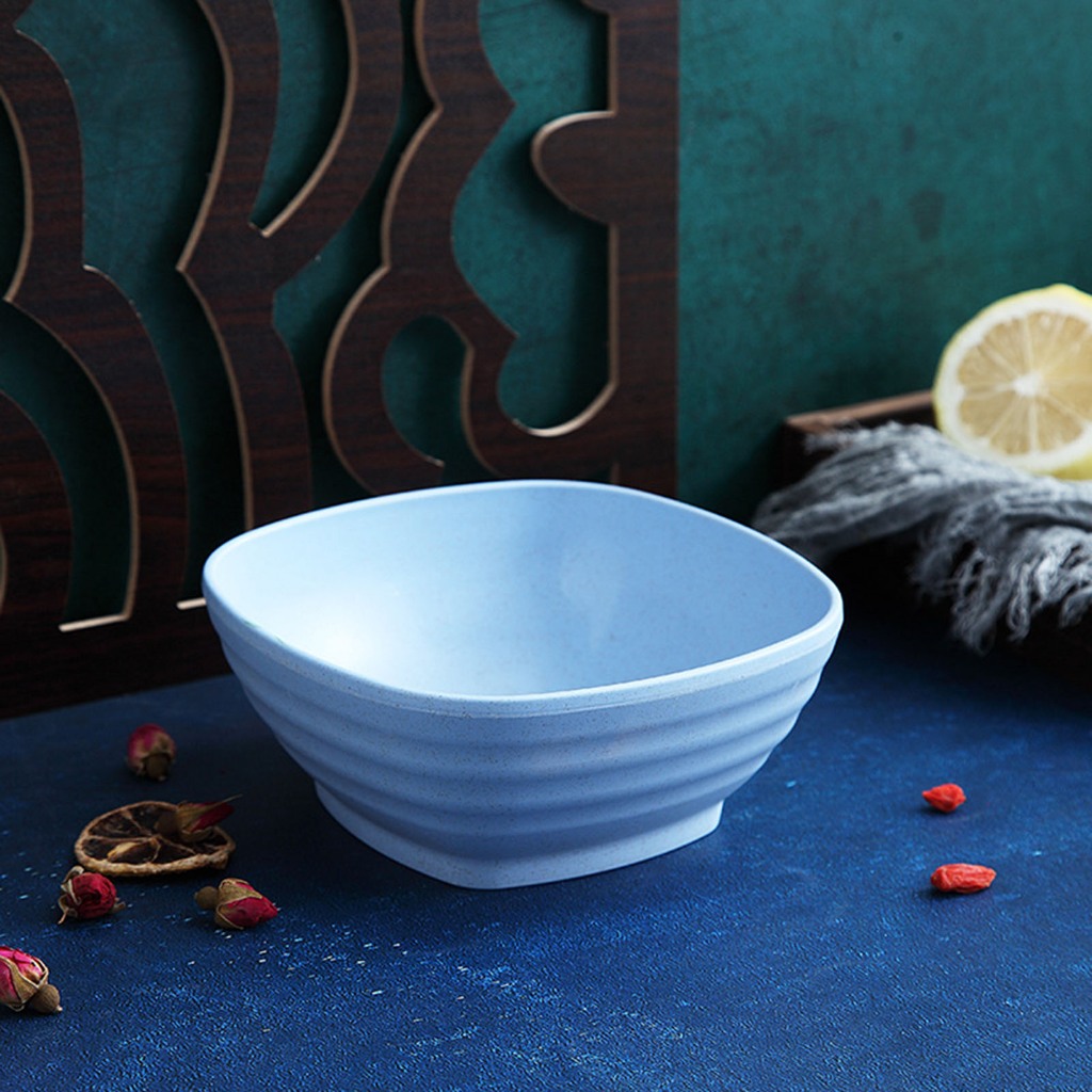 HALOMALL 6/12pcs Eco-Friendly Wheat Straw Fiber Soup Bowl [14cm] Heat ...