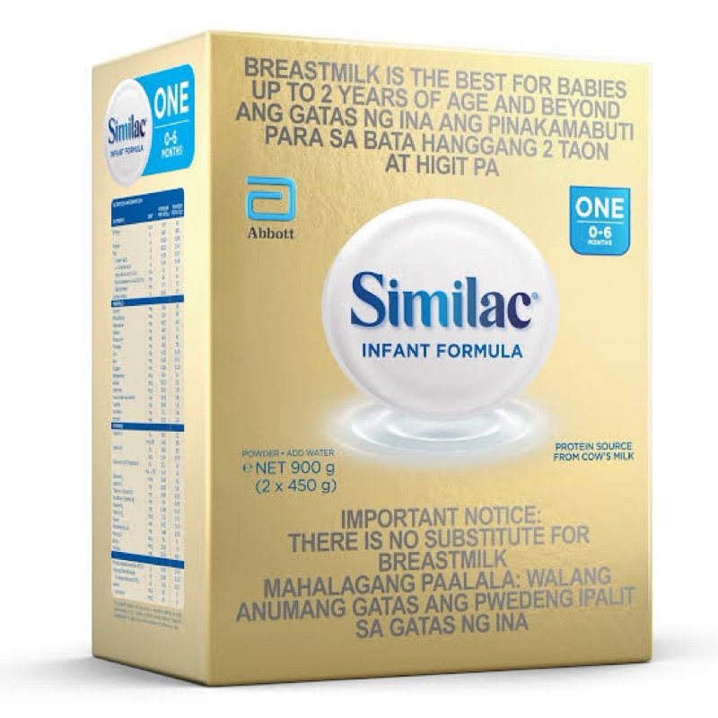 SIMILAC GAIN One 0-6months 900g | Shopee Philippines