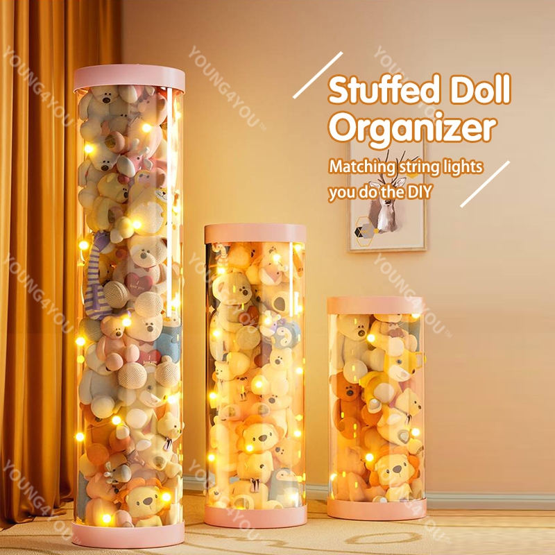 Home Decoration Stuffed Animal Storage Doll Container Storage Bucket ...