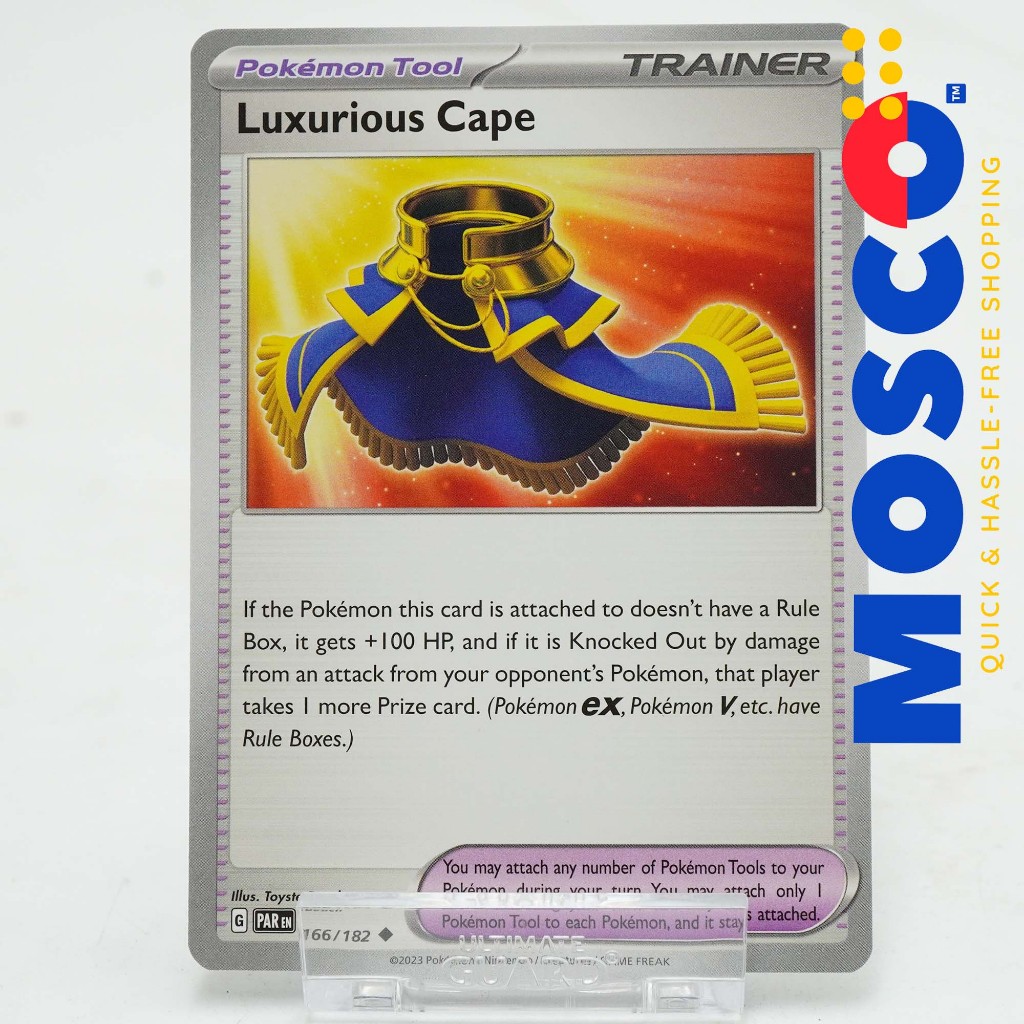 Luxurious Cape - 166/182 - Uncommon | Paradox Rift | Tool Cards Pokemon ...