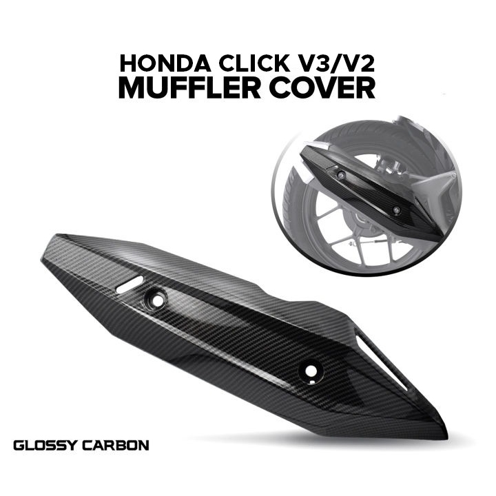 HONDA CLICK V3 CLICK V2 GAME CHANGER MUFFLER COVER FOR HONDA CLICK ...