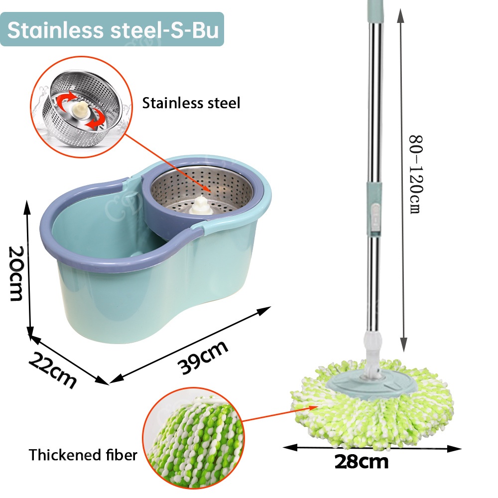 CD Mop with Spinner and Bucket Complete Set Tornado Mop 360 Original ...