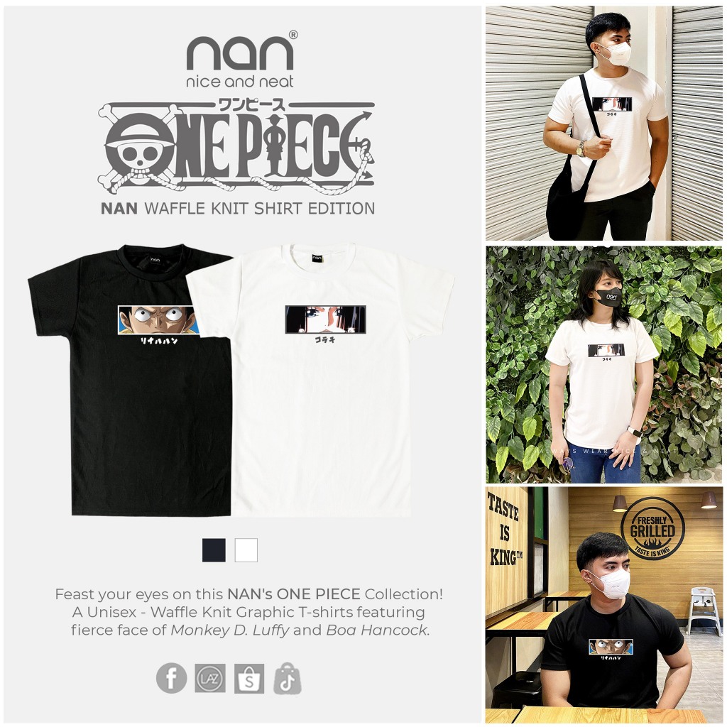 ONE PIECE EDITION NAN Waffle Knit Cotton Shirt - NAN Clothing | Shopee ...