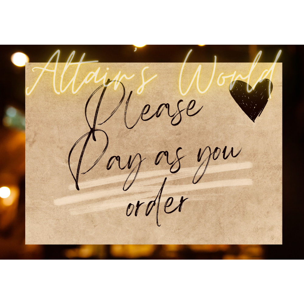 Pay As You Order Signage Store Signage for Business Laminated Sign ...