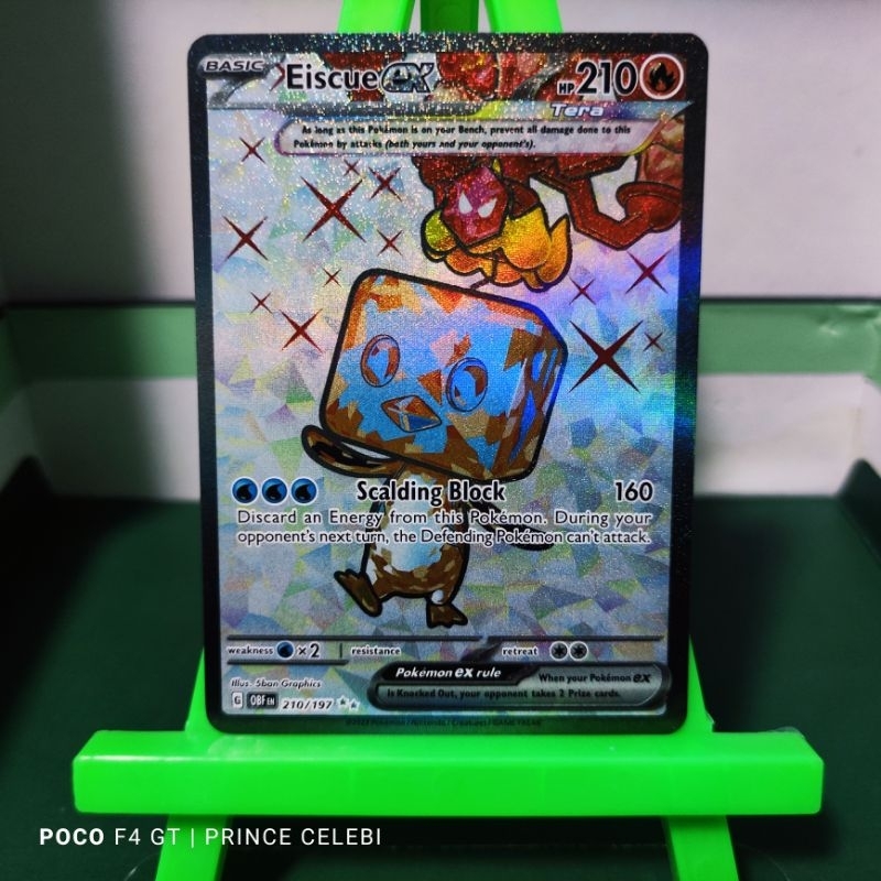 Pokemon TCG - Eiscue ex Full Tera Art Secret Rare | Shopee Philippines