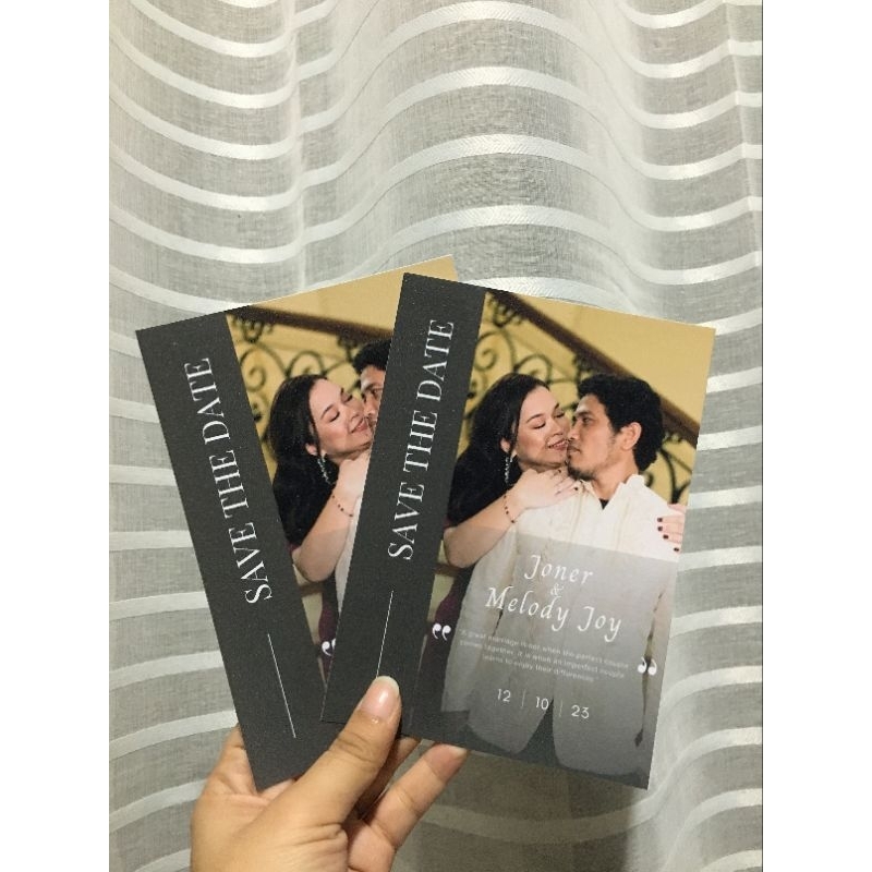Save the Date Invitation | 4R & 5R Size only | Shopee Philippines