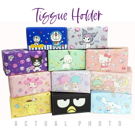 PIKNKIP Tissue Box Small Doraemon Kitty Pompompurin | Shopee Philippines