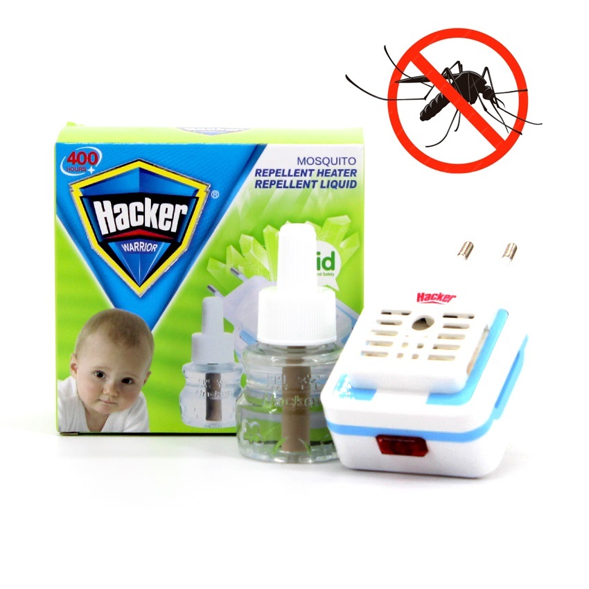 Electric Mosquito Repellent Heater and Repellent Liquid Hacker Mosquito ...
