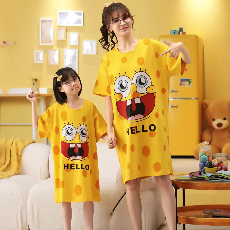 @CLOUDY Family mother and daughter terno dress daster patulog dress ...