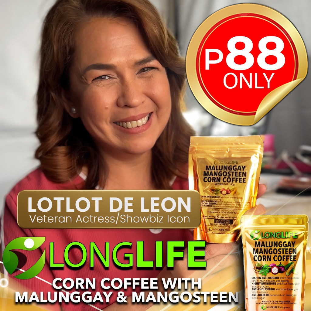 LONGLIFE Corn Coffee with Malunggay and Mangosteen | Shopee Philippines