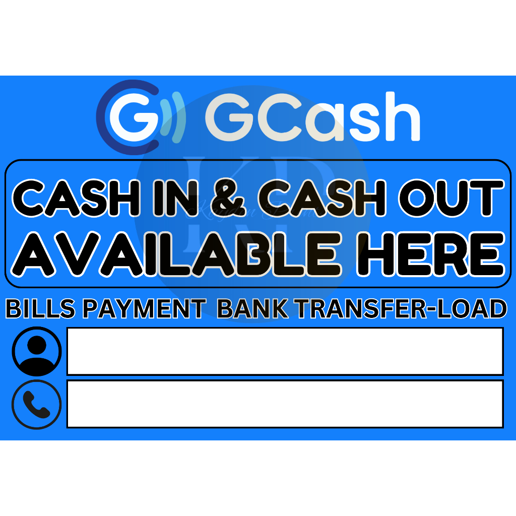 PVC/LAMINATED SIGNAGE GCASH/LOAD AVAILABLE HERE/ - A4 Size high quality ...