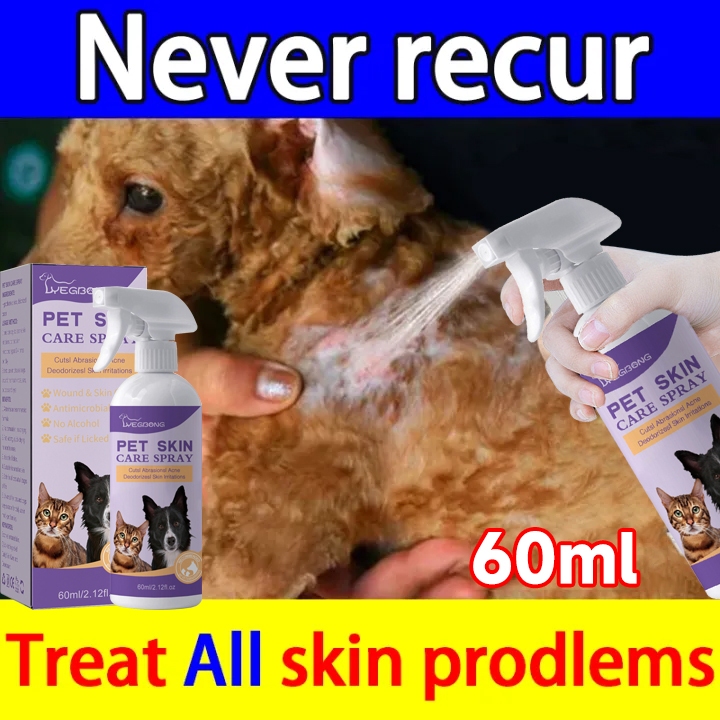Pet Skin Treatment Dog Skin Disease Treatment Pet Skin Spray Removes ...
