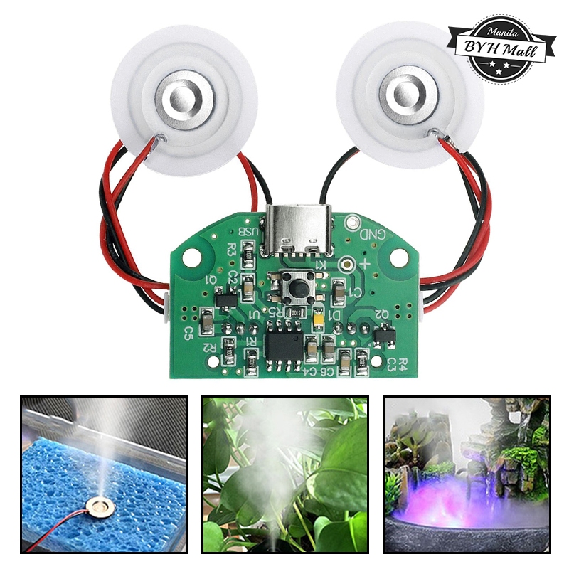 Dual Spray Head Mini Usb Air Humidifier Atomising Module Drive Circuit ...