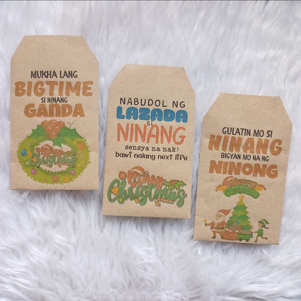 ARR PRINT Personalized Ampao/Angpao Money Envelope 10pcs | Shopee ...