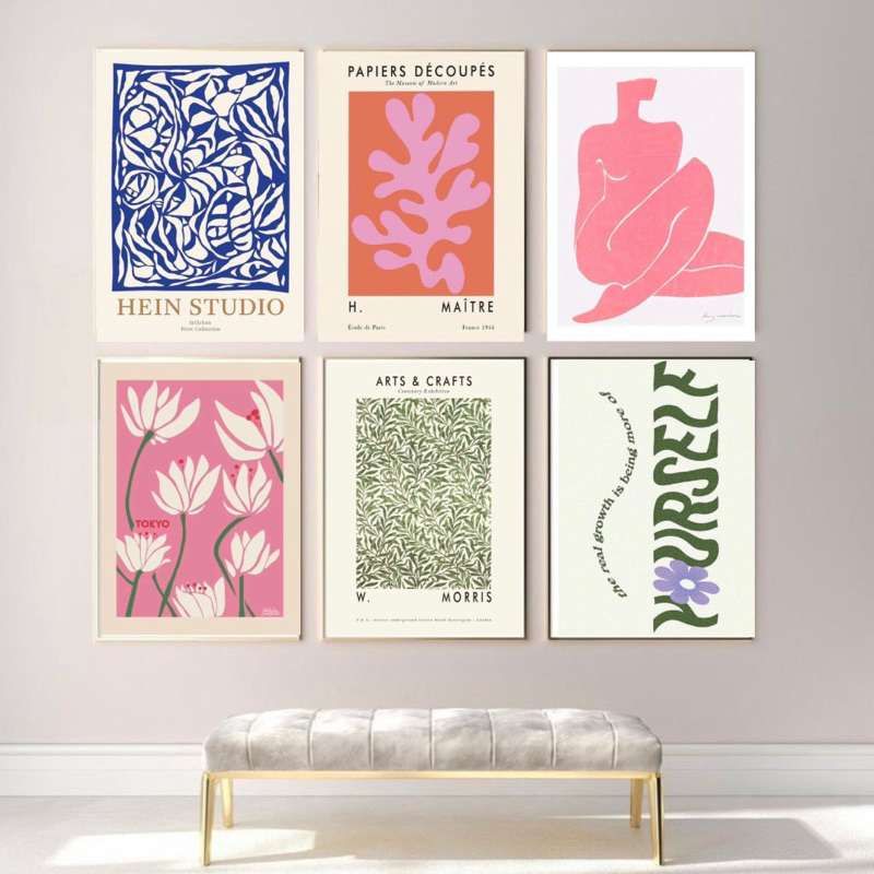 minimalist aesthetic wall art poster decoration room background ...