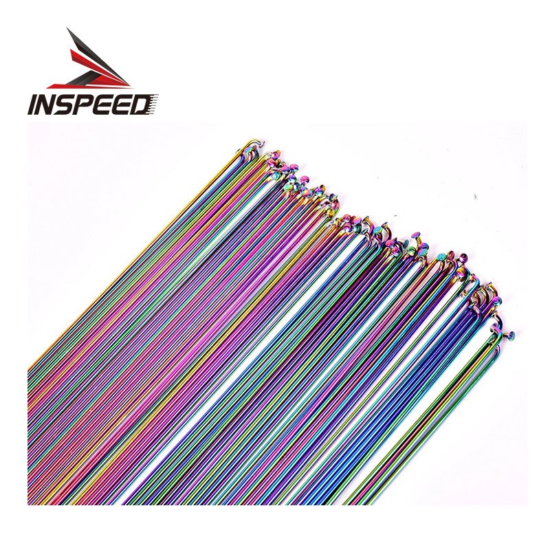 【Topway】INSPEED 72Pcs MTB Road Bike 14G Spokes Black/Color/Oil Slick ...