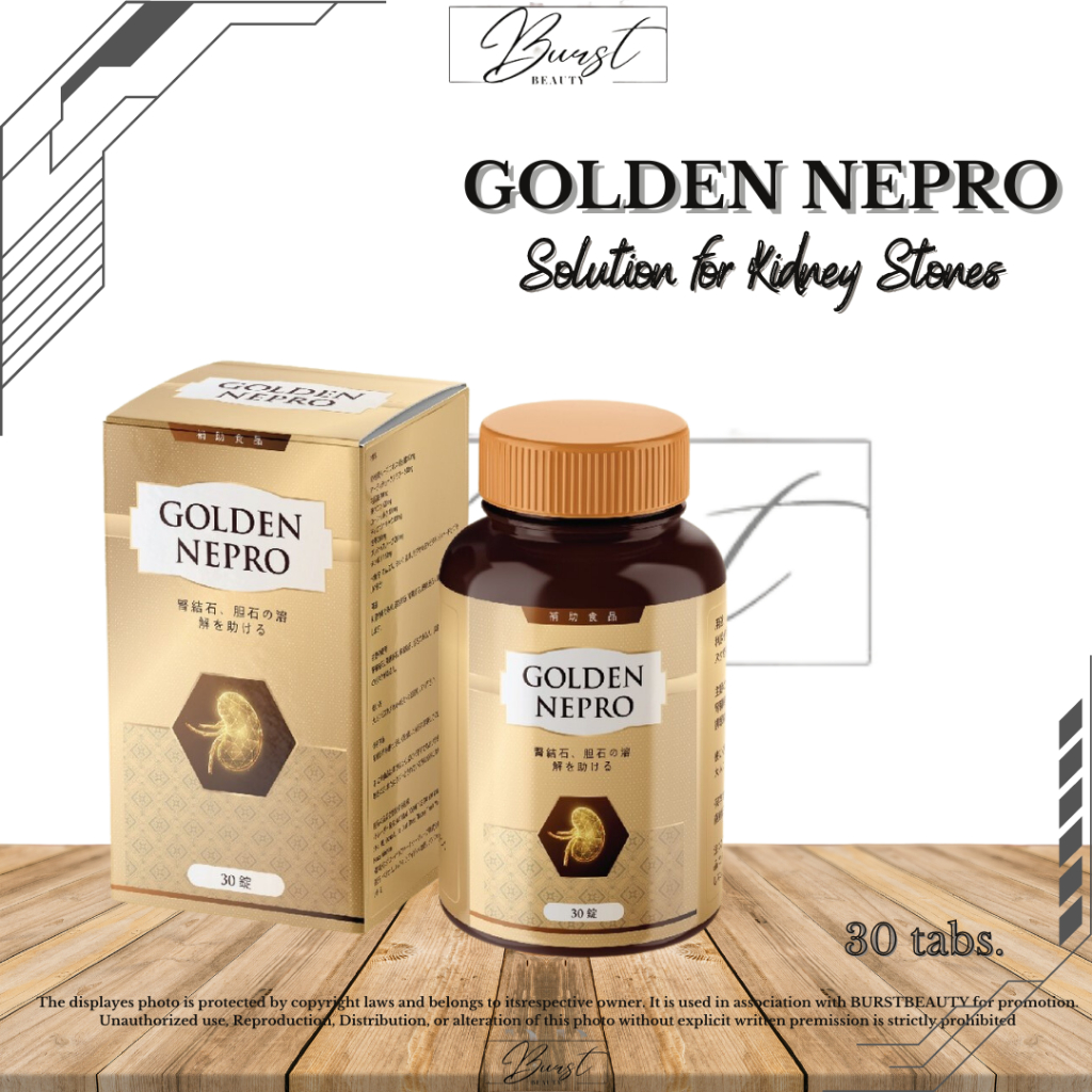 BURSTBEAUTY GOLDEN NEPRO 1Bot.30Caps. |Kidney Support, Gallstone Kidney ...